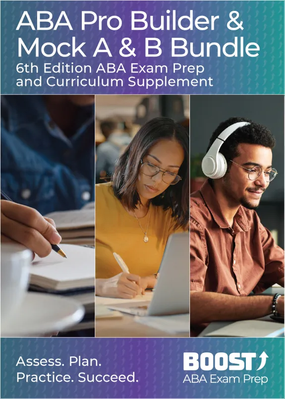 6th Edition Test Content Outline BOOST Bundle 3 | ABA Technologies